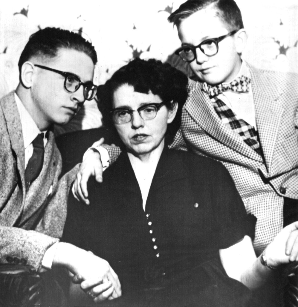 WHEN COAL WAS KING: Lily English and her sons, Jim (left) and Jerry ...