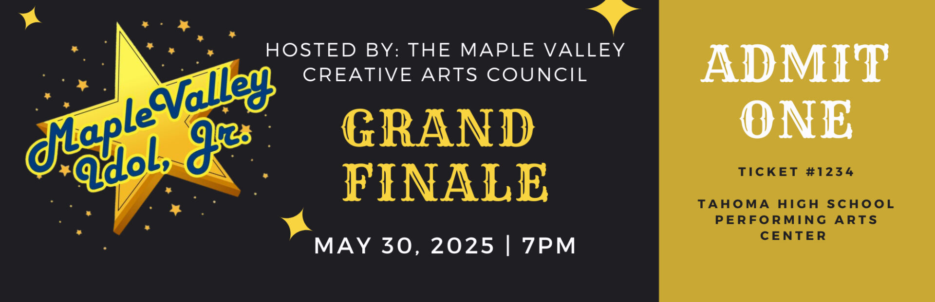 You're Invited to the Grand Finale of Maple Valley Idol, Jr.! : VOICE ...