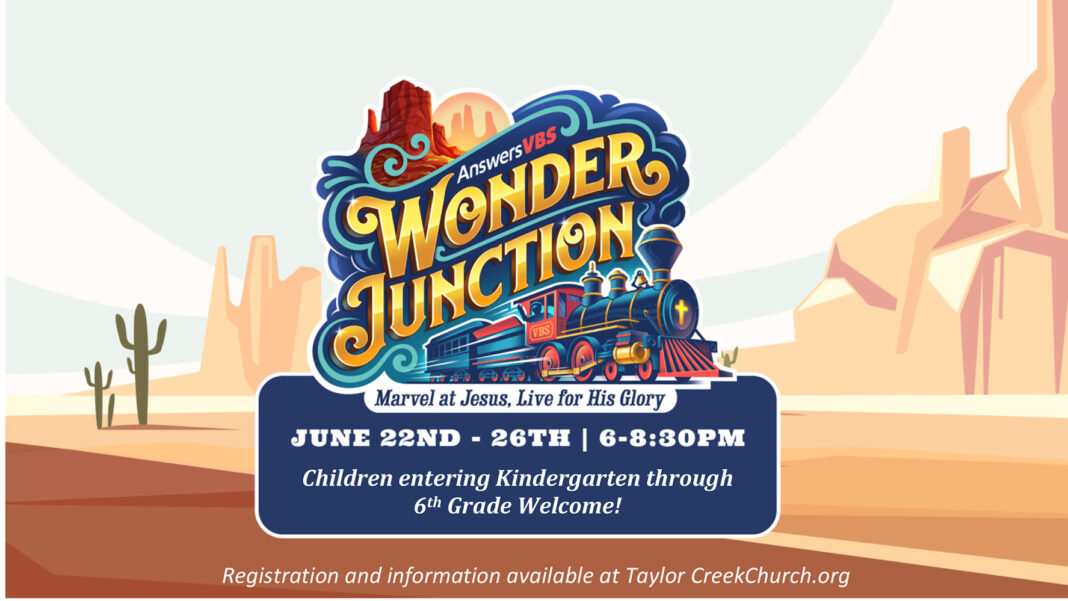 Wonder Junction Vacation Bible School is almost here!! : VOICE of the ...